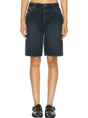 GRLFRND Rene Low Rise Baggy Denim Shorts - Goleta