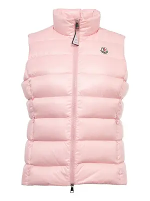 Moncler Ghany Puffer Vest Pink