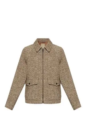 Woolrich Herringbone-pattern Jacket - Brown