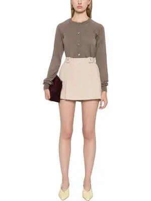 Moschino Open-back Cardigan - Brown