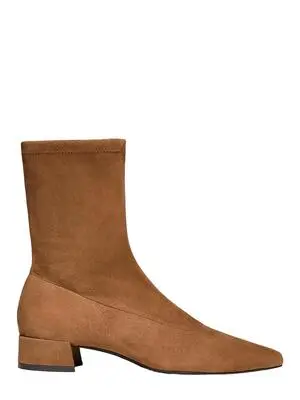 REFORMATION Reformation Rosina Ankle Boot Cavalier Stretch Suede