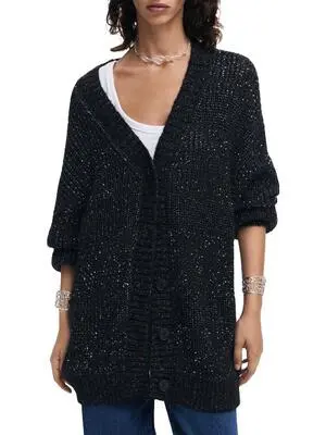 Desigual Fredericton Sequin Cardigan - Black