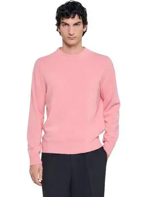 Sandro Cashmere Sweater - Baby Pink