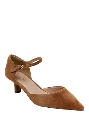 Linea Paolo Linea Paolo Carey Ankle Strap Pumps Nutmeg