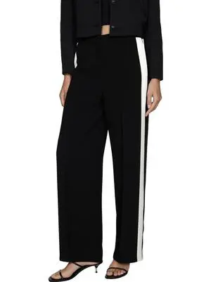MANGO MANGO Contrast Stripe Trousers