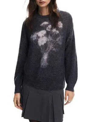 DESIGUAL Desigual Mississauga Bouquet Crewneck Sweater