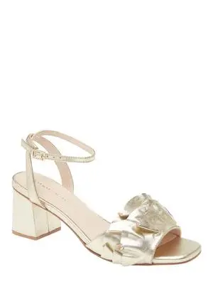 KOKO + PALENKI Serenity Sandals - Gold Metallic Leather