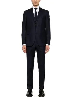 Tagliatore Virgin Wool Suit - Blue