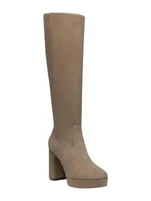 STUART WEITZMAN Dayna Platform Boots Stone