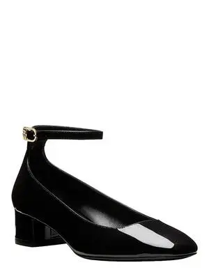 STUART WEITZMAN Jane Ankle Strap Pumps Black