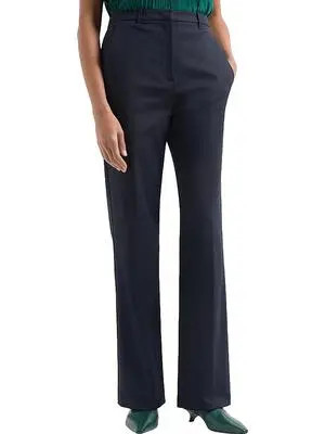 Emporio Armani Flare Leg Pants - Navy