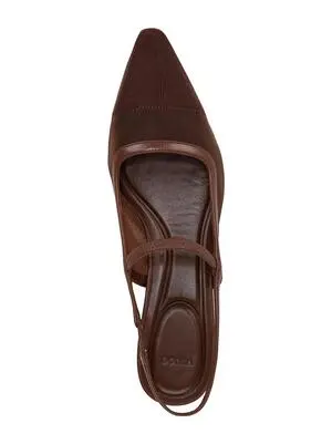Vince Venice Pointed Toe Slingback Pumps - Maplewood