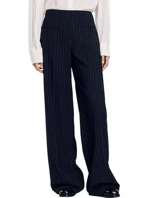 Sandro Levallois Pants Black