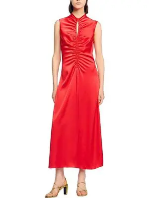 Sandro Glam Midi Dress - Red