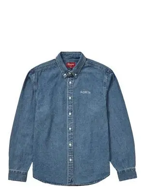 Supreme Denim Shirt - Blue
