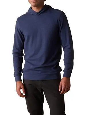 THE NORMAL BRAND The Normal Brand Puremeso Essential Hoodie Indigo Blue