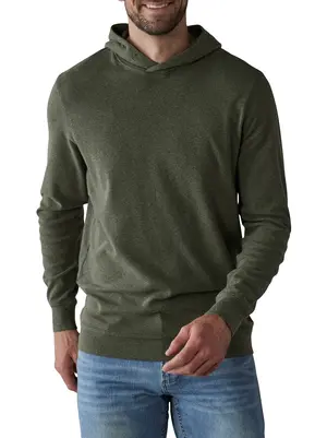 THE NORMAL BRAND The Normal Brand Puremeso Essential Hoodie Oakmoss