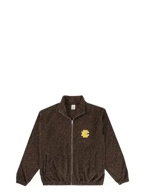 ERIC EMANUEL Ee Boucle Zip-up Jacket - Brown/yellow