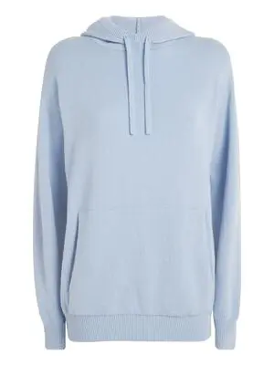Harrods Cashmere Hoodie - Blue