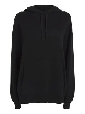 Harrods Cashmere Hoodie Black