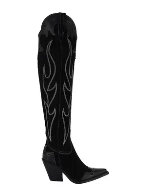 FREE PEOPLE Wild West Thigh High Boots