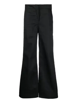 Palm Angels Flare Leg Trousers - Black