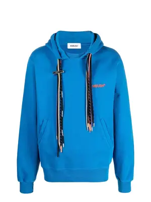 AMBUSH Logo Cotton Hoodie - Blue