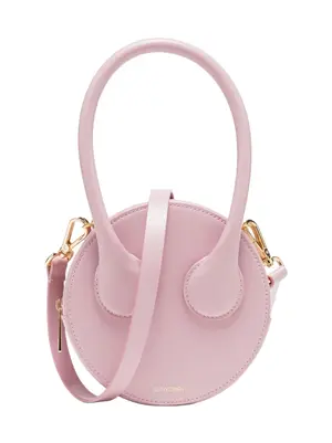 AZ FACTORY BY ESTER MANAS Round Leather Mini Bag - Pink