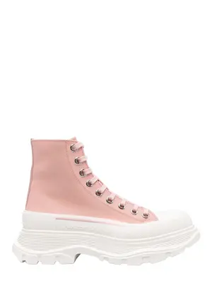 Alexander McQueen Alexander McQueen Tread Slick Ankle Boots Pink