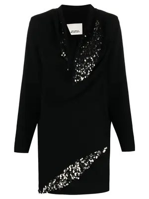 Isabel Marant Étoile Lazeli Mini Dress - Black