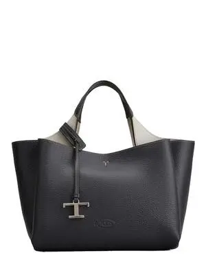 TOD'S Tod's Mini Leather Tote Galassia Sc/ Gabbiano