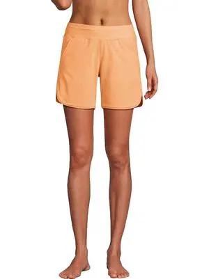 LANDS' END Lands' End 5" Board Shorts Orange Mist