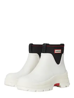 Hunter Hunter Eloise Ankle Boots White