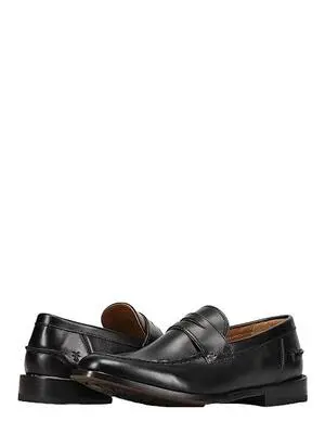 THE FRYE COMPANY Frye Tyler Flex Penny Lace Up Wing Tip Shoes Black