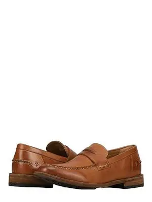 THE FRYE COMPANY Frye Tyler Flex Penny Lace Up Wing Tip Shoes Brown