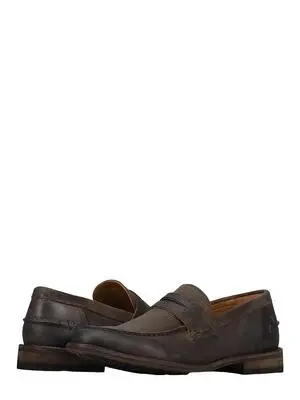 THE FRYE COMPANY Tyler Flex Penny Lace Up Wing Tip Shoes - Brown