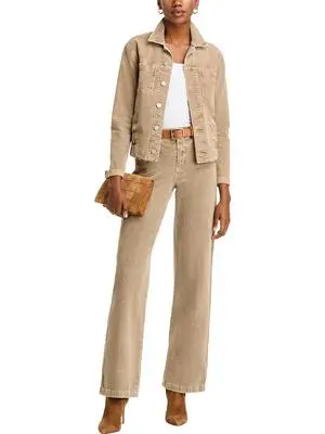 L'Agence L'Agence Scottie Corduroy Barrel Jeans Barrel
