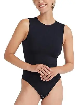 Yummie Isabel Thong Bodysuit - Black
