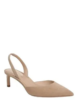 Veronica Beard Veronica Beard Caroline Slingback Kitten Heel Pumps Sand
