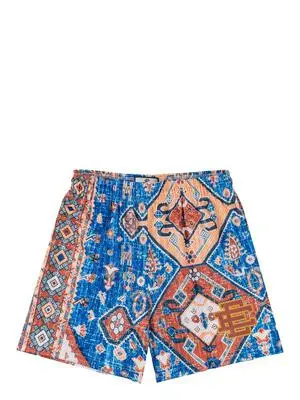 ERIC EMANUEL Eric Emanuel Basic Rug Print Short White/blue/tan