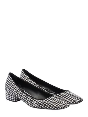 Dolce & Gabbana Houndstooth Pumps - Black