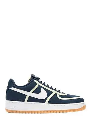 Nike Force 1 Low '07 Prm Sneakers - Armory Navy Blue/white/barely Volt