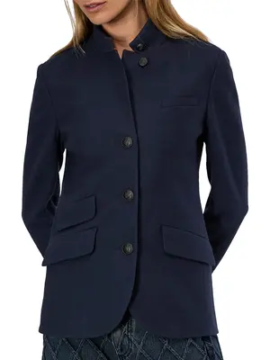 Rag & Bone Rag & Bone Slade Japanese Wool Blazer Navy