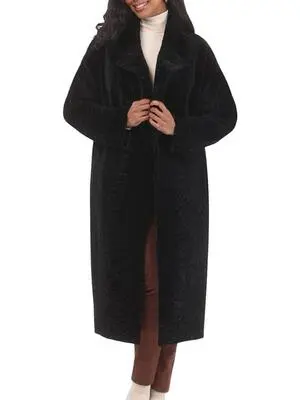Gorski Reversible Shearling Coat - Black