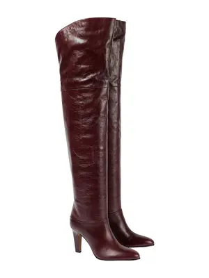Chloé Chloé Eve 85 Over-The-Knee Boots Purple