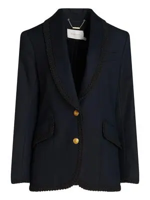 Zimmermann Cotton-blend Blazer - Navy