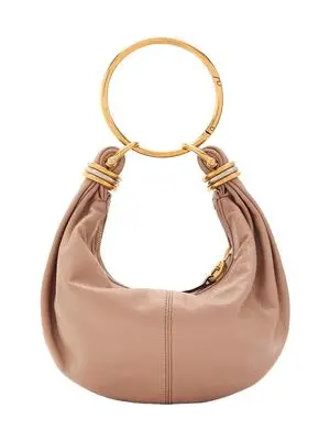 Chloé Bracelet Top Handle Leather Bag - Rose