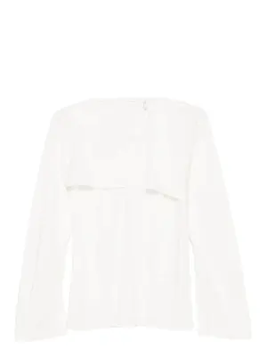 Helmut Lang Layered Blouse - White