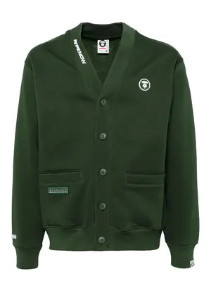 AAPE BY *A BATHING APE® Logo Cardigan - Green