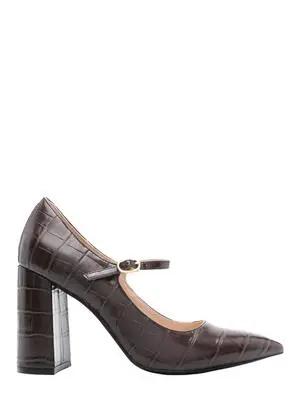TWINSET TWINSET 100mm Embossed Crocodile Effect Pumps